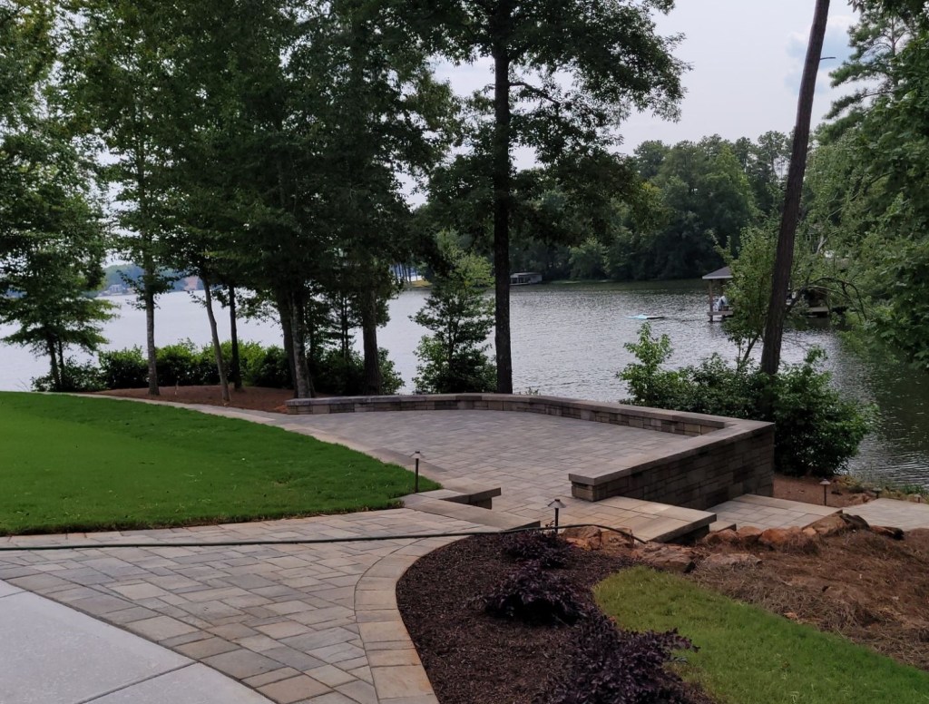 A Golf Cart Patio – Finished!